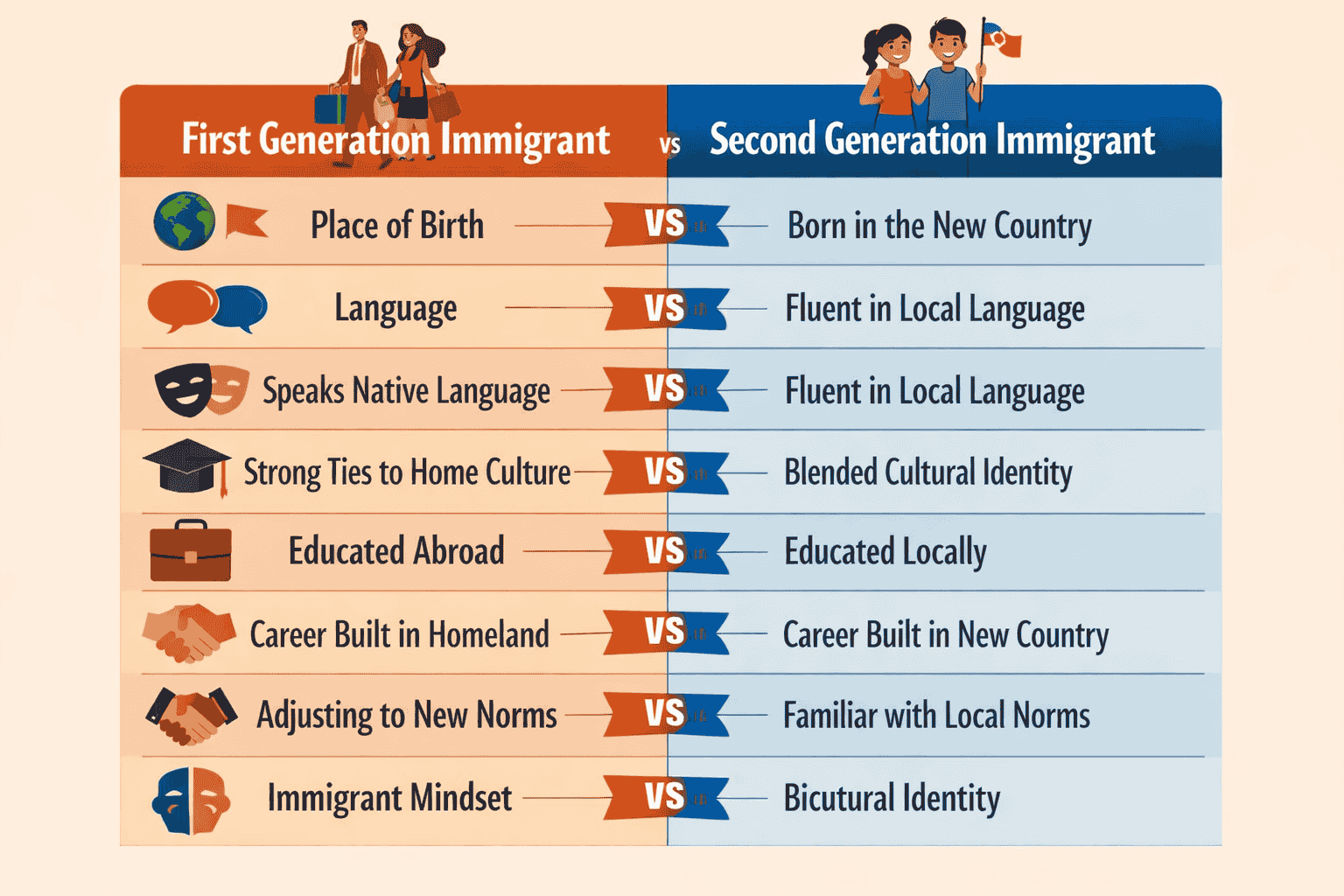 First vs. Second Generation Immigrant — 7 Key Differences You Need to Know